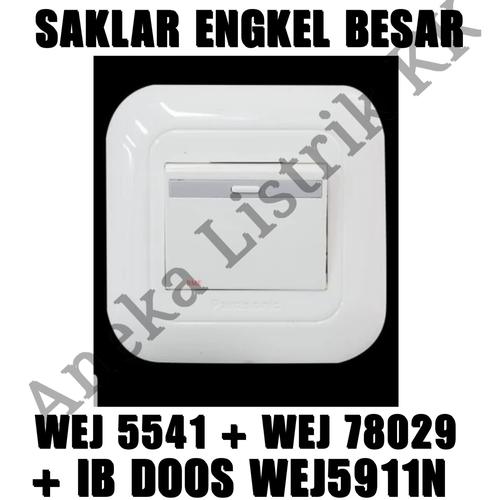 Jual PANASONIC SAKLAR ENGKEL TUNGGAL BESAR WEJ78029 WEJ5541 WEJ 78029 ...