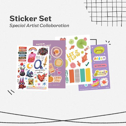 Jual STICKER SET FOR JOURNALING - Sticker LIFE PLAN JOURNAL - Set A ...