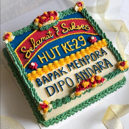 Jual Cake - Custom Birthday Cake, Cake Papan Bunga - Kota Depok - LYKKE ...