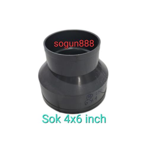 Jual Sok pvc 4x6 inch. Reducer. Verlop sok 6x4. Socket 6"x4". Sambungan ...