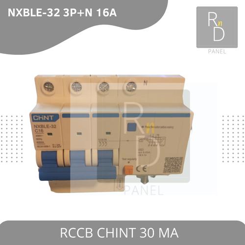 Jual ELCB CHINT / RCCB CHINT RCBO / NXBLE-32 3P+N 16A 30 MA / NXBLE32 4X16A - Jakarta Barat ...