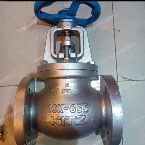 Jual Globe Valve Kitz 3" inch Jis 10k Flange - Jakarta Barat - ROTASI TEKNINDO | Tokopedia