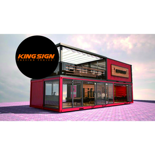 Jual Booth Custom Container 015 - Kota Tangerang Selatan - KINGSIGN.id ...