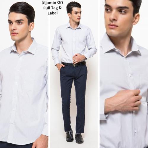 Jual Kemeja Kerja Pria Polos Hitam Brand Allisan - 15 - Kota Depok ...