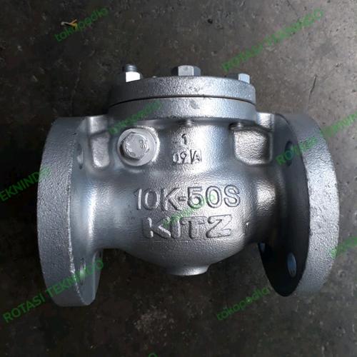 Jual Swing Check Valve Cast Iron Jis 10k 4" inch / DN 100 klep Tabok ...