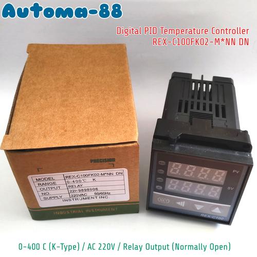 Jual REX-C100 Out Relay Digital Termostat Temperature Controller 0-400C - C100+TC-K - Kab ...