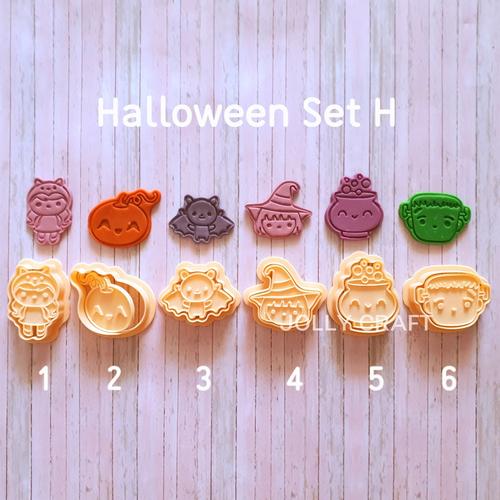 Jual Cookie cutter mini cookies HALLOWEEN SET H - 2. Pumpkin 10, 8 cm ...