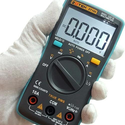 Jual ORIGINAL MULTIMETER DIGITAL ZOTEK ZT102 AUTO AVOMETER MULTITESTER ...