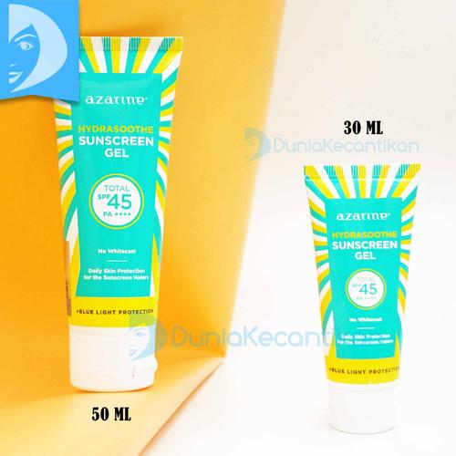 Jual Azarine Hydrasoothe Sunscreen Gel SPF 45 Sunblock Gel Sun ...