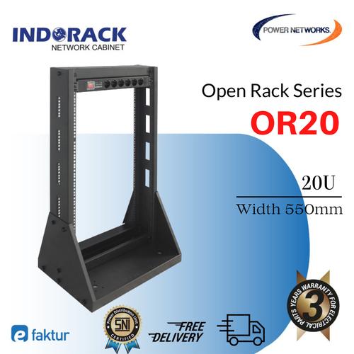 Jual INDORACK OPEN RACK OR20 RAK SERVER 20U 19inch - Kota Semarang ...