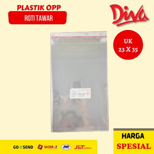Jual Plastik OPP 23 X 35 cm / 23 X 40 cm | Plastik Klip Roti tawar isi ...