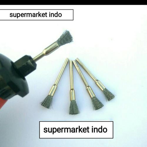 Jual Sikat Kawat Mini Grinder Wire Brush Besi Baja Bor Gerinda Mini ...