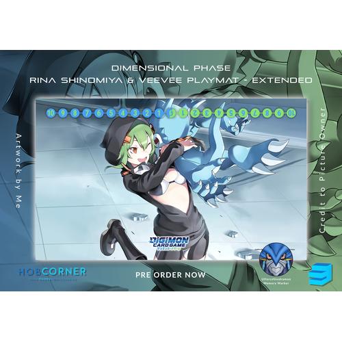 Jual Digimon Card Game "Rina & VeeVe" Playmat (Credit to Bandai) - Full ...