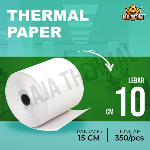 Jual kertas sticker thermal 100x150 mm thermal label A6 500 pcs - 350 ...