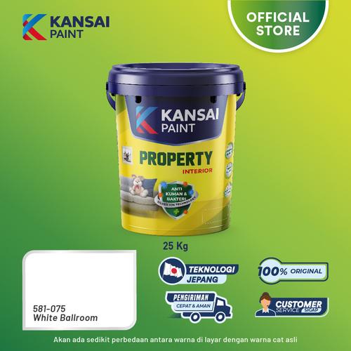 Promo KANSAI PROPERTY - Cat Tembok Anti Bakteri - 25 kg - Grey Stadium ...