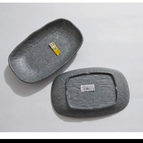 Jual Piring Model Batu P6608A Melamin Golden Dragon - Hitam - Jakarta ...