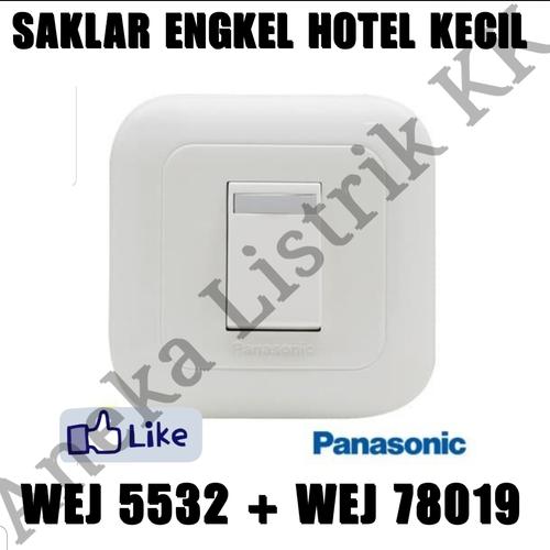 Jual PANASONIC SAKLAR ENGKEL TUNGGAL HOTEL KECIL WEJ78019 WEJ5532 WEJ ...