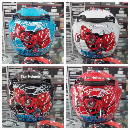 Jual Helm Anak Asca Fighter Motif Robo Force - Putih - Jakarta Barat ...
