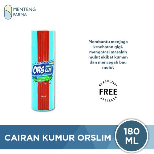 Jual Orslim Cairan Obat Kumur 180 mL - Membersihkan dan Mencegah Bau ...