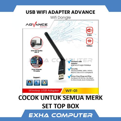 Jual Antena Wifi Untuk Set Top Box - Antena Wifi Adapter Advance - Kab ...