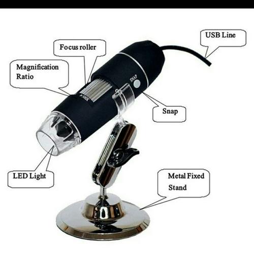 Jual USB Digital Microscope 1600x Zoom 8Led Mikroskop Dekstop PC HP ...