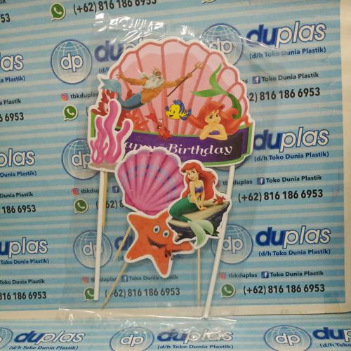 Jual Cake Topper Hiasan Kue Little Mermaid - Jakarta Timur - Tbk Duplas ...