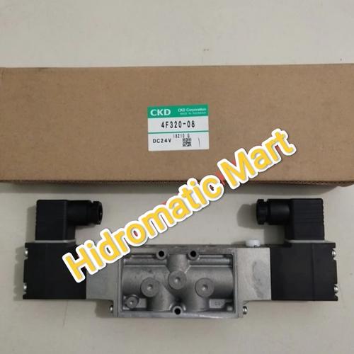 Jual Solenoid Valve 4F320-08 AC220/DC24 V CKD Pnuematic - Jakarta Barat ...