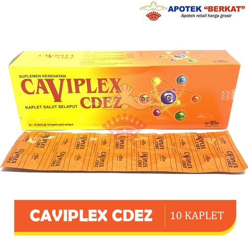 Jual CAVIPLEX CDEZ STRIP ISI 10 KAPLET / MULTIVITAMIN DAN ZINC - Kab ...