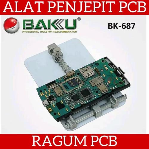 Jual ORIGINAL BAKU BK-687 Alat Bantu Penjepit Jepit PCB Holder Stand ...