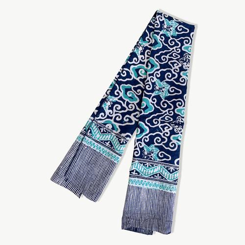 Promo BATIK SALMA Syal Scarf Batik Motif Mega Mendung - Hijau 1 - Kab ...