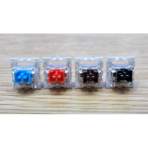 Jual DANGKEY Dustproof Mechanical Switch - BLUE, RED, BROWN & BLACK ...