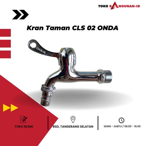 Jual KRAN AIR CLS 02 / KRAN TAMAN CLS 02 ONDA 1/2" CHROME - Kota ...