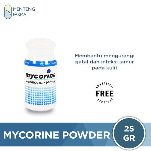 Jual Mycorine Powder 25 Gr - Bedak Gatal Jamur, Panu, Kurap, Kutu Air ...