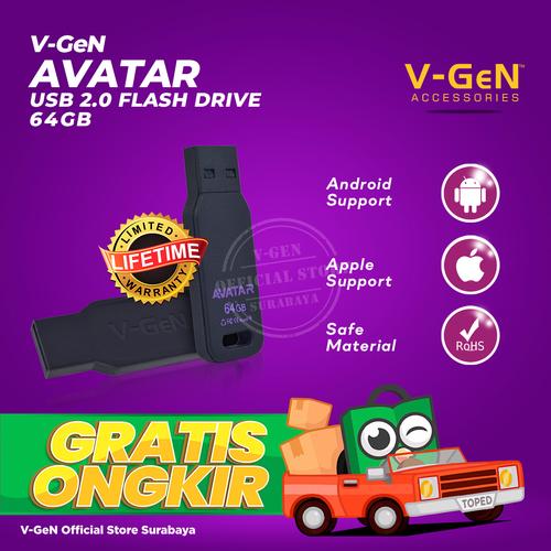 Jual USB Flashdisk V-GeN 64GB AVATAR USB2.0 VGEN - Kota Surabaya - V ...