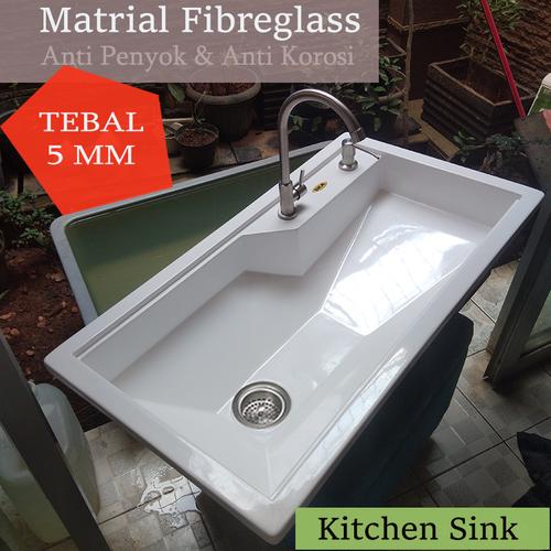 Jual Tempat Cuci Piring / Basin Sink / Kitchen Sink - Abu-abu, Unit ...
