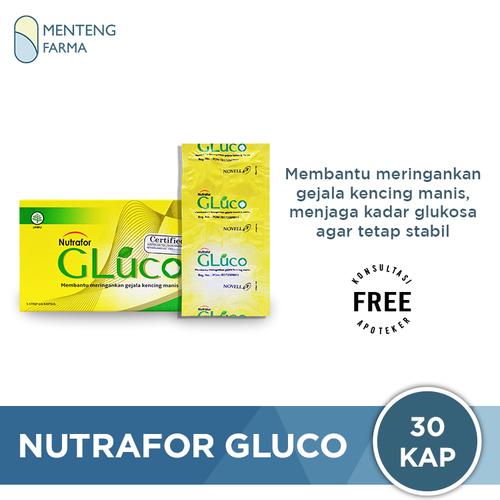 Jual Nutrafor GLUCO 30 Kapsul - Suplemen Diabetes / Kencing Manis ...