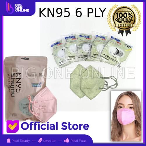 Promo Masker KN 95 6ply Medical Grade, KN95 ORIGINAL 10 PCS, FREE ...
