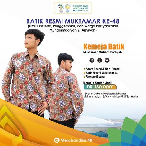 Jual batik muktamar muhammadiyah 48 Original - Batik Resmi Muktamar - M ...