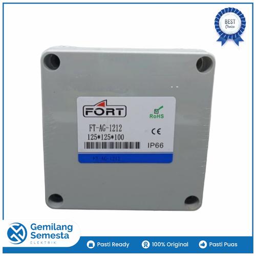 Jual Junction box ABS 125x125x100mm Box Pvc plastik IP66 FORT - Base ...