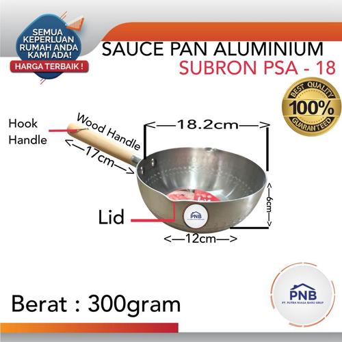 Jual SUBRON Panci Susu Panci Rebus Alumunium Tebal Aloy 18cm Pegangan ...