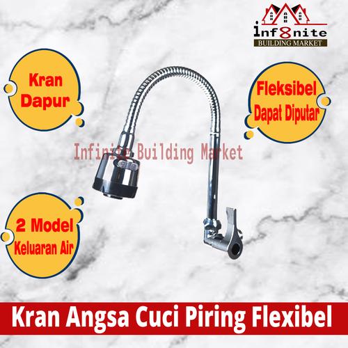 Jual Kran Angsa Cuci Piring Fleksibel Flexible Keran Air Angsa BCP Sink ...