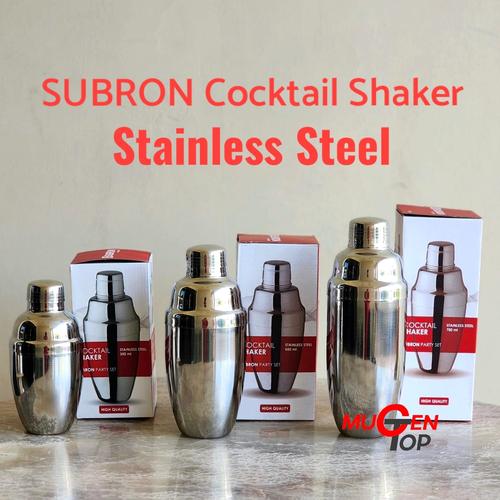 Jual SUBRON Cocktail Shaker / Botol Shaker / Pengocok Minuman Stainless ...