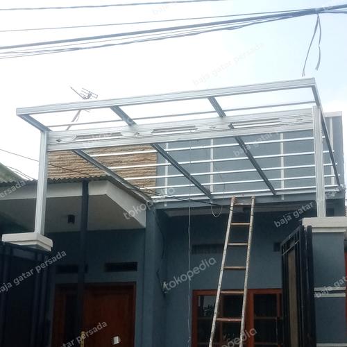 Jual kanopi baja ringan atap alderon RS. - Kota Bekasi - baja gatar ...