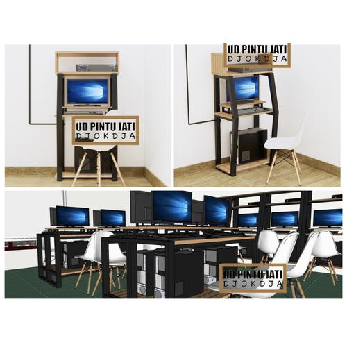 Jual Meja Lab Komputer Laboratorium Komputer SMK SMU Universitas Kursus ...