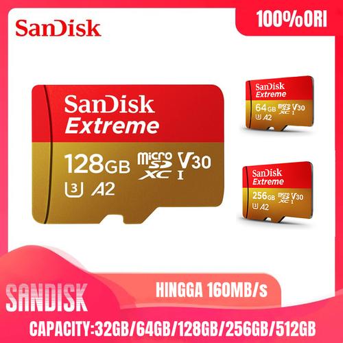 Jual Memori Card 160MB/S Memory Card 32G/64G/128G/256GB/512GB Kartu ...
