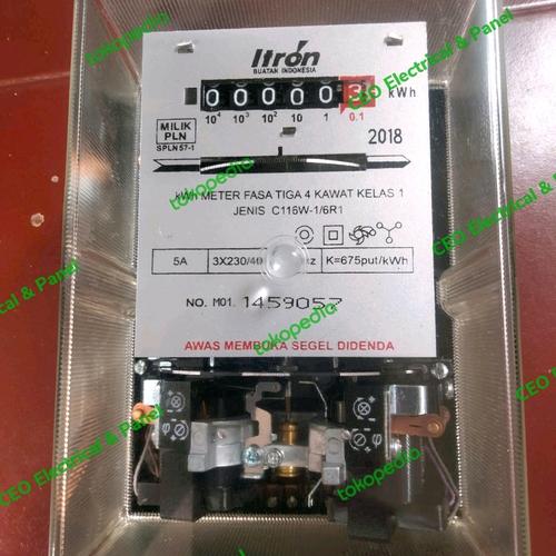 Jual KWh 3PHASE ANALOG ITRON CT/5A /C116W-1/6R1 ITRON 3PHASE SINGLE ...