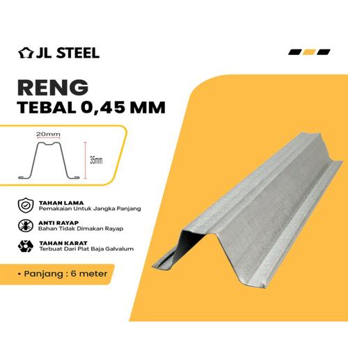 Jual Kanopi Atap Baja Ringan Kanal C 75 C75 RENG galvalum TEBAL BERAT ...