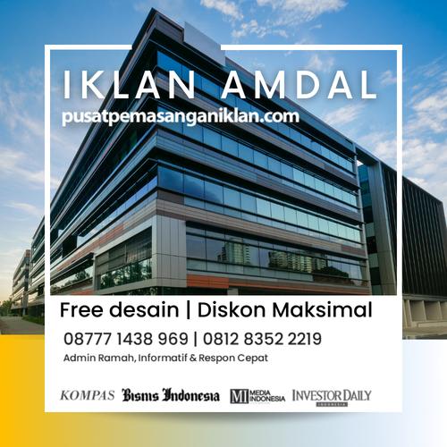 Jual Iklan Pengumumun Amdal - Harga Iklan Amdal - Iklan Koran Nasional ...