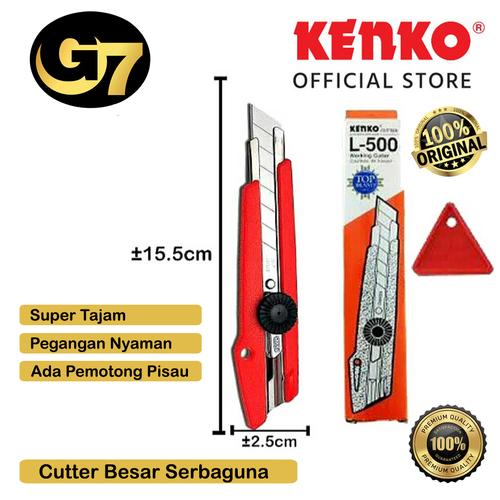 Jual Cutter Besar Kenko L500 Pemotong Kertas Super Tajam Pisau Kater ...