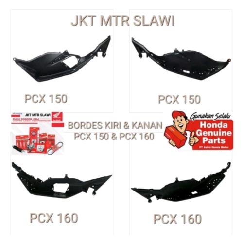 Jual Step floor bordes cover pijakan kaki new pcx 150 & pcx 160 kiri ...